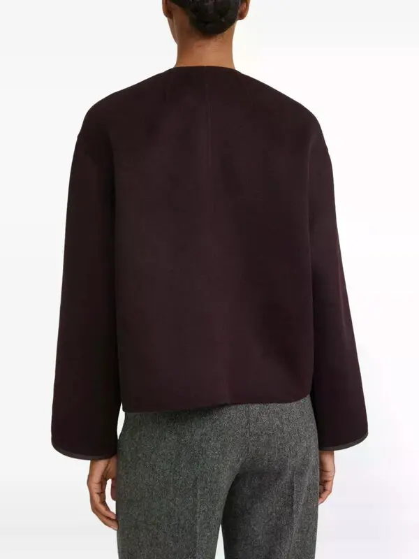 YVES SALOMON V-neck Blouse - Red