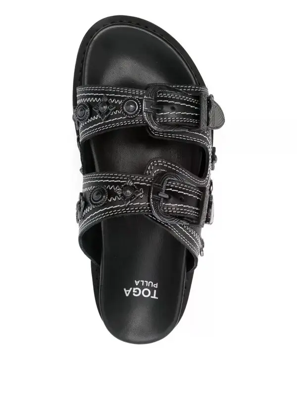 Toga Embellished-buckle Sandals