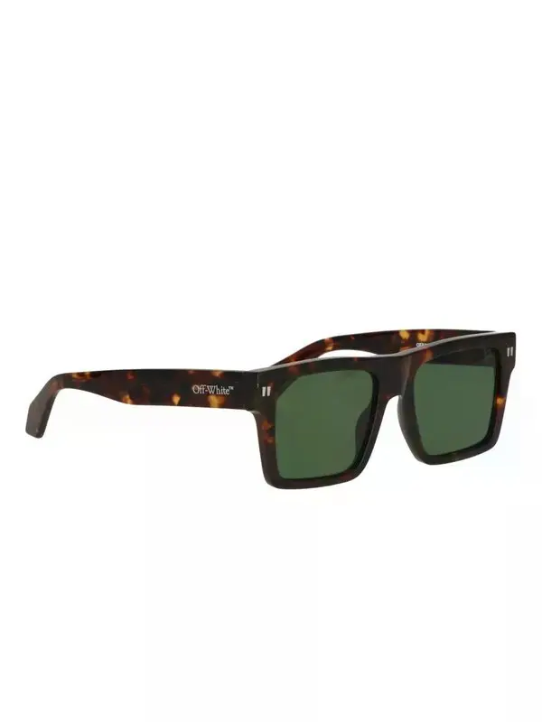 Off-White Tortoiseshell Square Frame Sunglasses