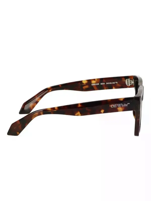 Off-White Tortoiseshell Square Frame Sunglasses