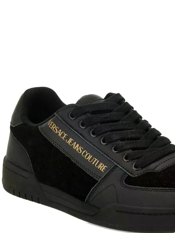 Versace Logo Leather Sneakers