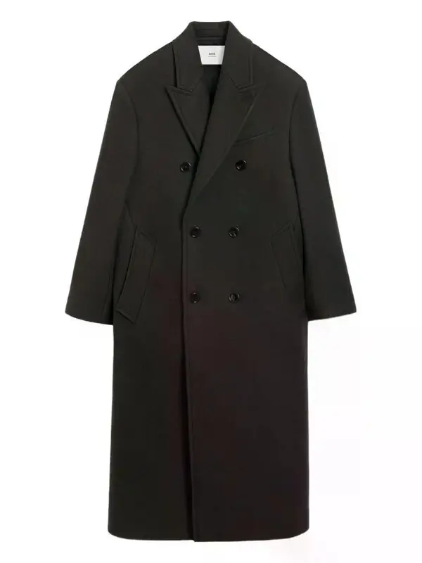 Ami Double-breasted Wool Coat