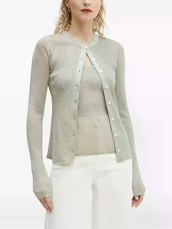 A.L.C. Ribbed Long-sleeve Cardigan