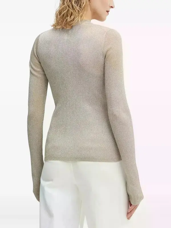 A.L.C. Ribbed Long-sleeve Cardigan