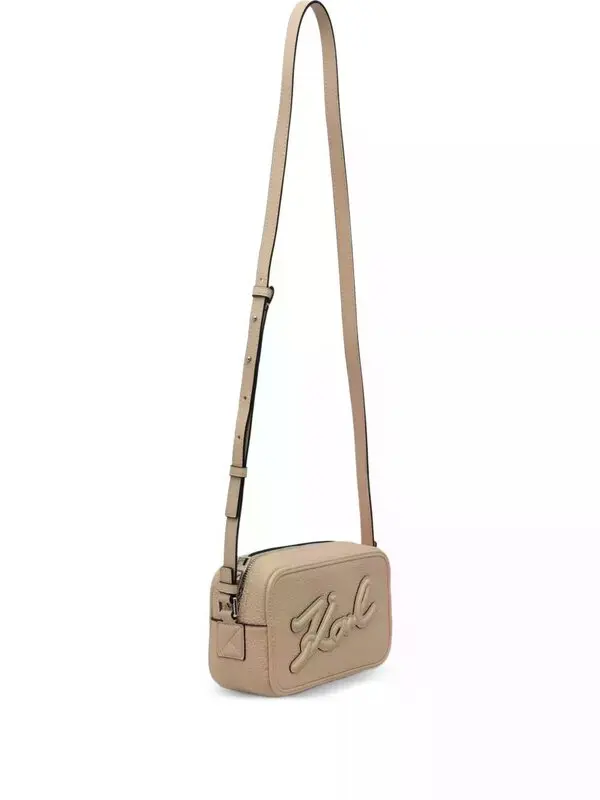 Karl Lagerfeld Embossed-logo Shoulder Bag