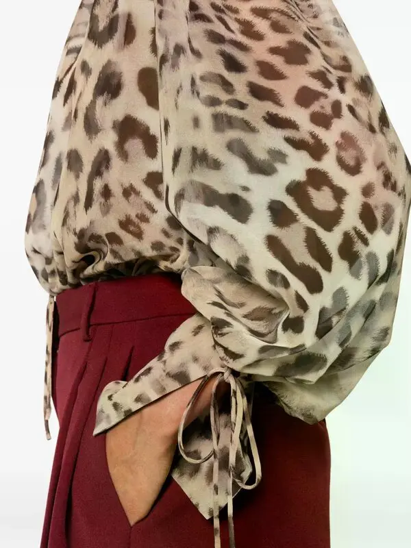 Andamane Leopard-print Blouse