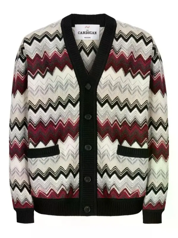 Missoni Chevron Cardigan - White