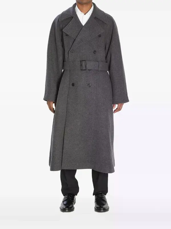 Saint Laurent Double-breasted Cashmere Coat