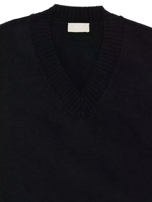 DRUMOHR V-neck Wool Sweater - Blue