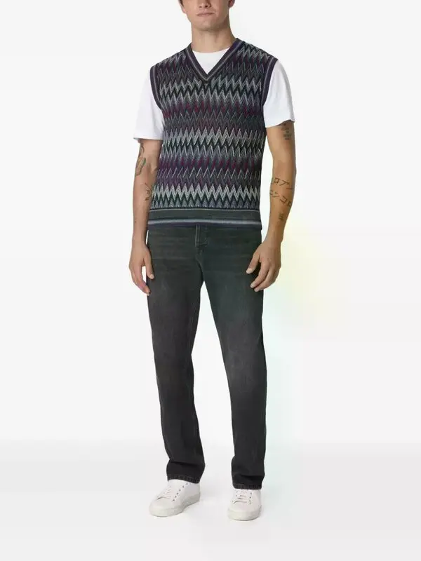 Missoni Chevron-pattern V-neck Sweater Vest