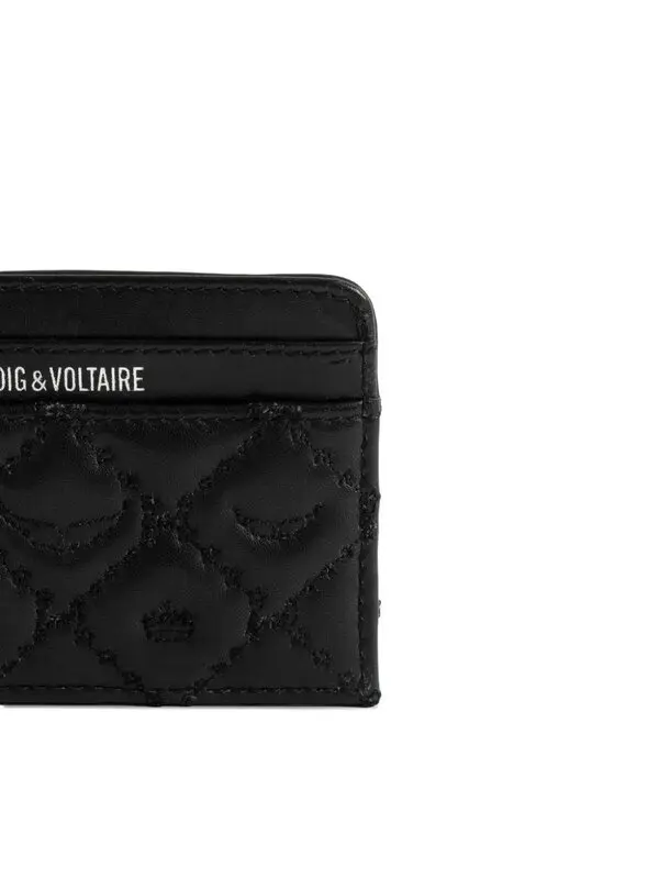 Zadig&Voltaire Quilted Logo-plaque Cardholder