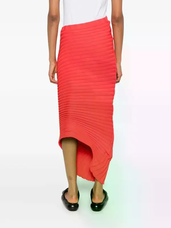 Issey Miyake Knit Pleated Maxi Skirt