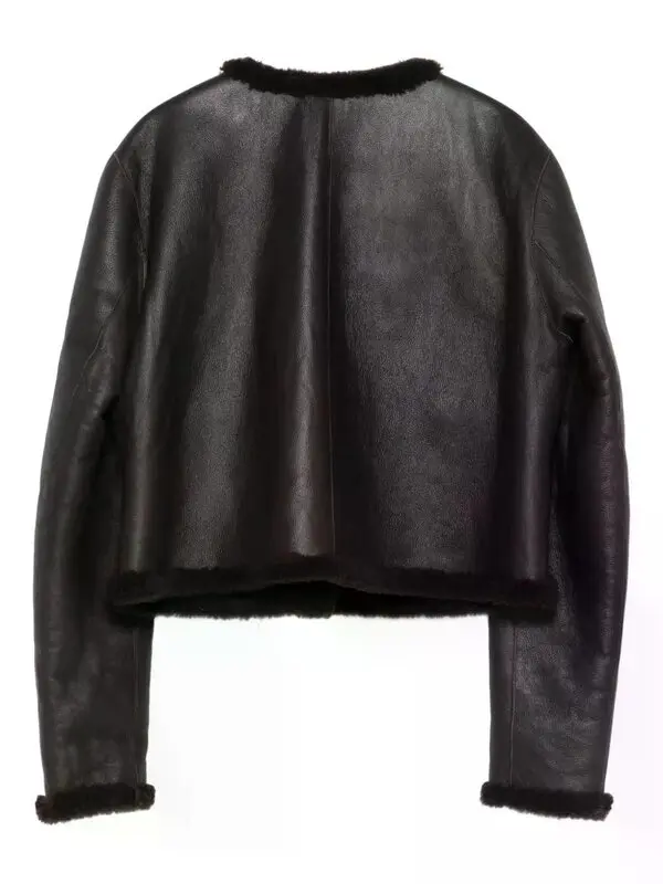 Dorothee Schumacher Reversible Shearling Leather Jacket