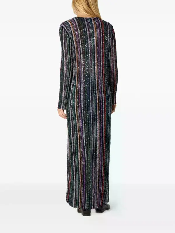 Missoni Striped Sequin-embellished Cardigan - Blue