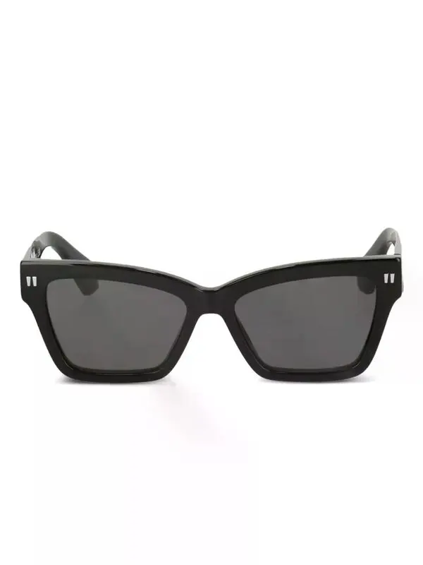 Off-White Square Frame Sunglasses - Black