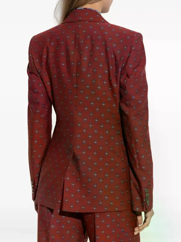 Etro Paisley-print Double-breasted Blazer