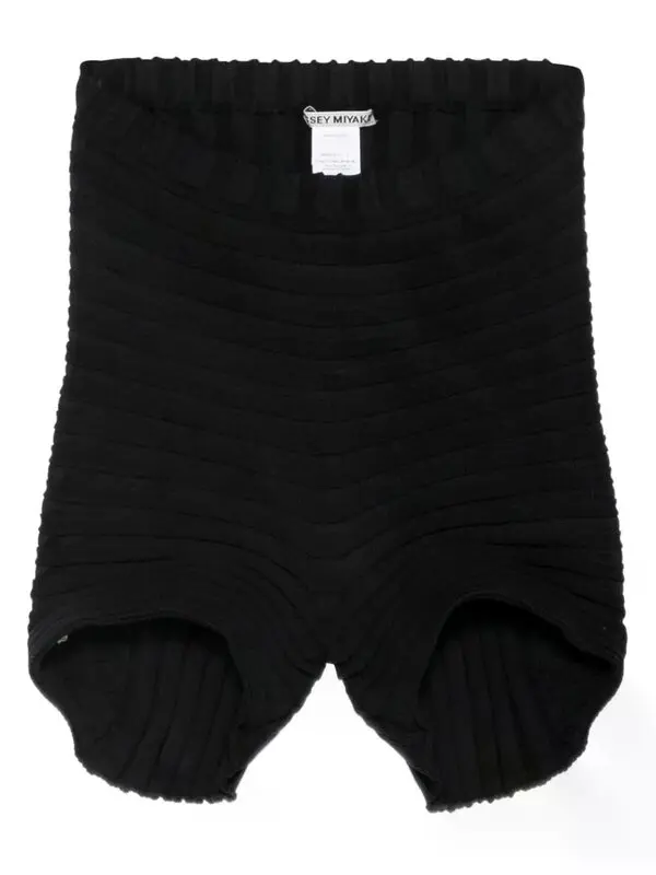 Issey Miyake Ribbed-knit Shorts