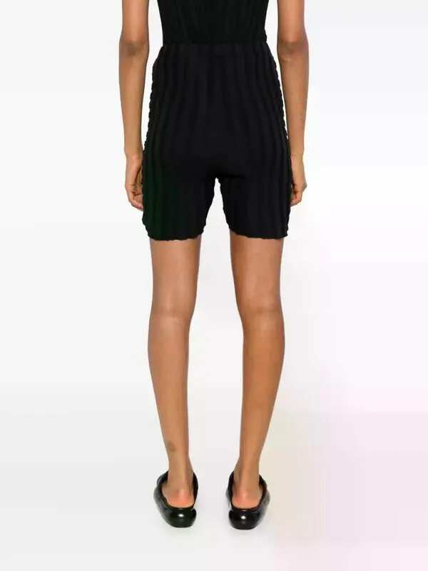 Issey Miyake Ribbed-knit Shorts