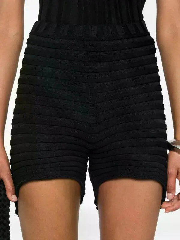 Issey Miyake Ribbed-knit Shorts