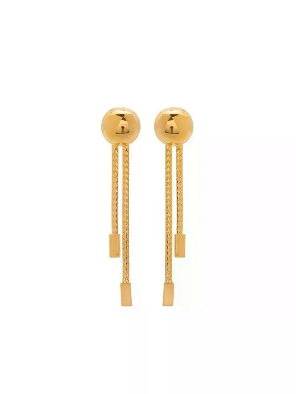 TOM FORD Sphere-linked Chain Drop Earrings - Gold