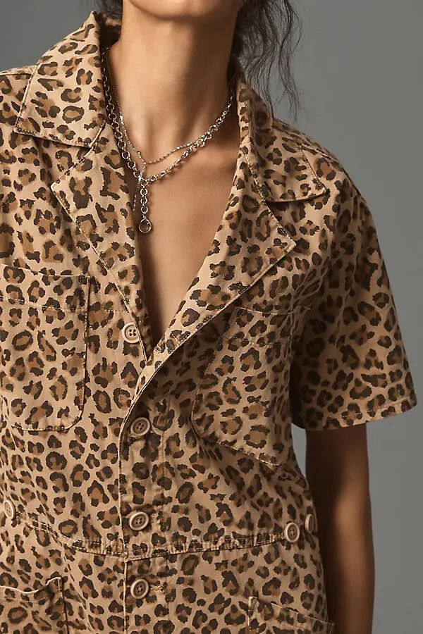 PISTOLA Grover Short-sleeve Jumpsuit