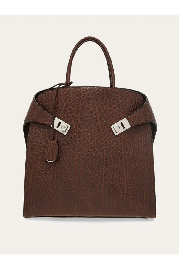 FERRAGAMO Hug Tote Bag - Natural