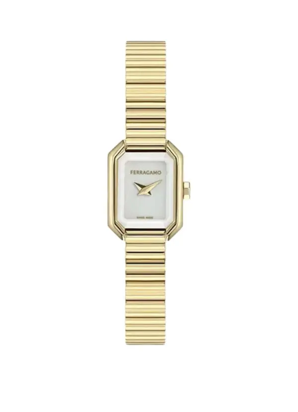 FERRAGAMO Crystal Petite Watch - White