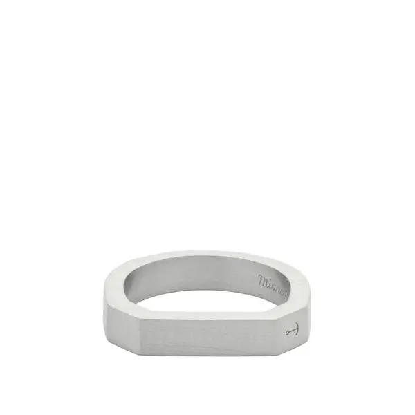 Miansai Hex Plated Ring - Silver
