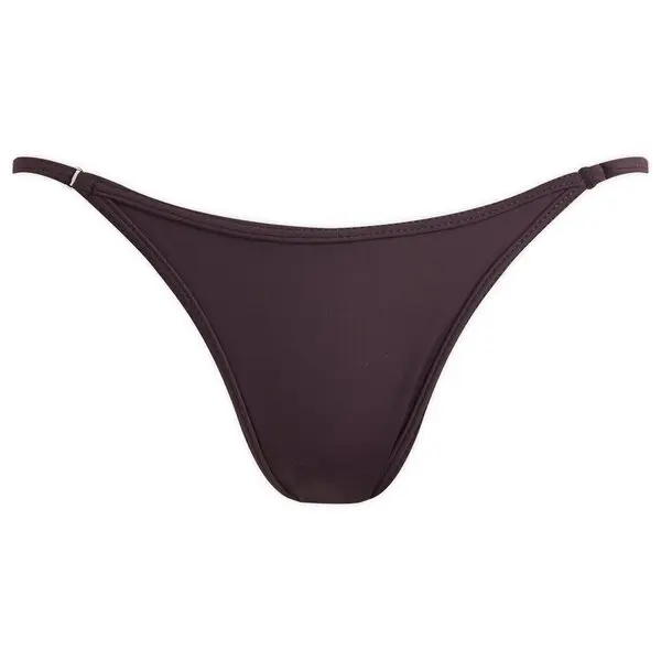 FRUITY BOOTY Melanzane Bikini Bottom - Burgundy