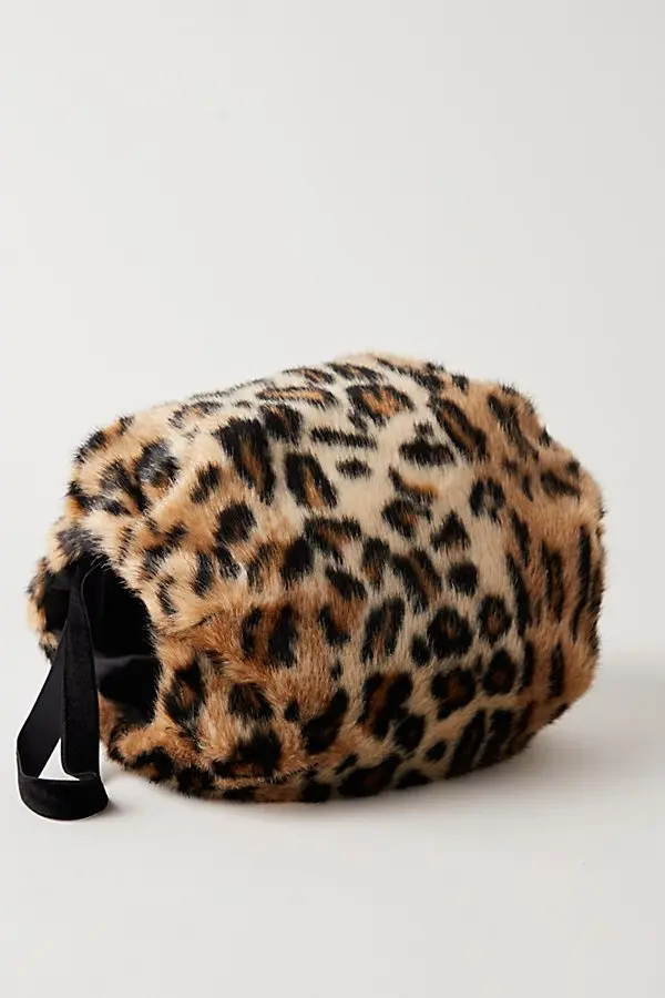 Anna Sui Leopard Faux Fur Muff