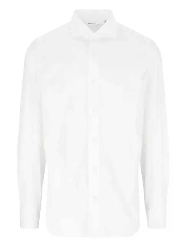 FINAMORE 1925 Long-sleeve Shirt - White