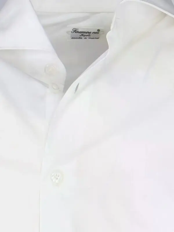 FINAMORE 1925 Long-sleeve Shirt - White