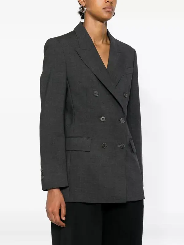 P.a.r.o.s.h Double-breasted Blazer - Grey