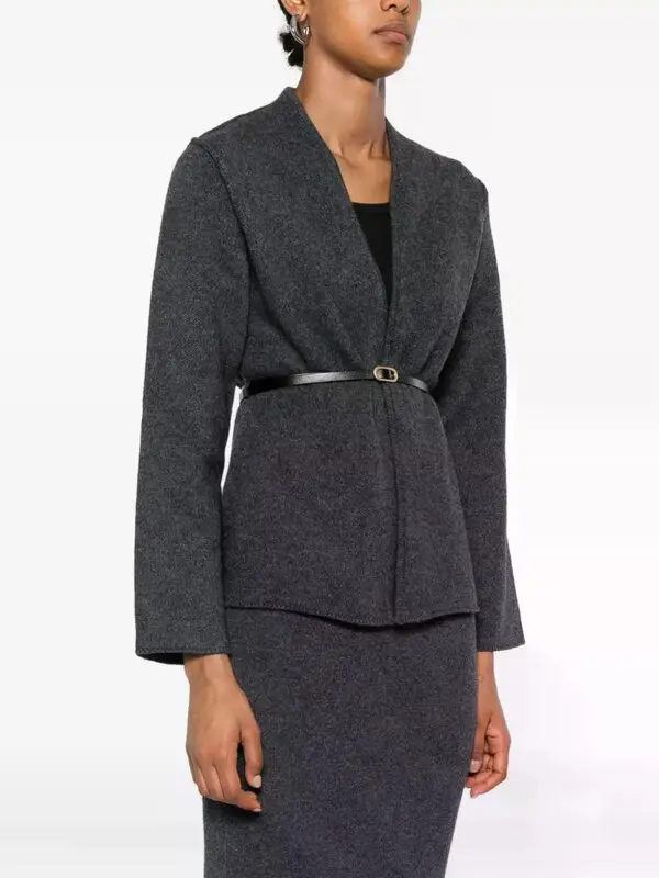 PHILO-SOFIE Belted Wool Cardigan