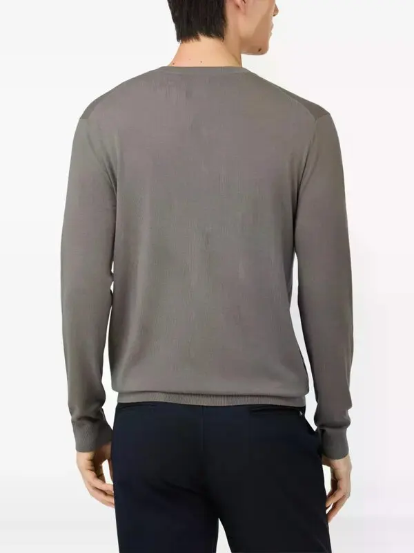 Boggi Milano Crew-neck Sweater - Grey