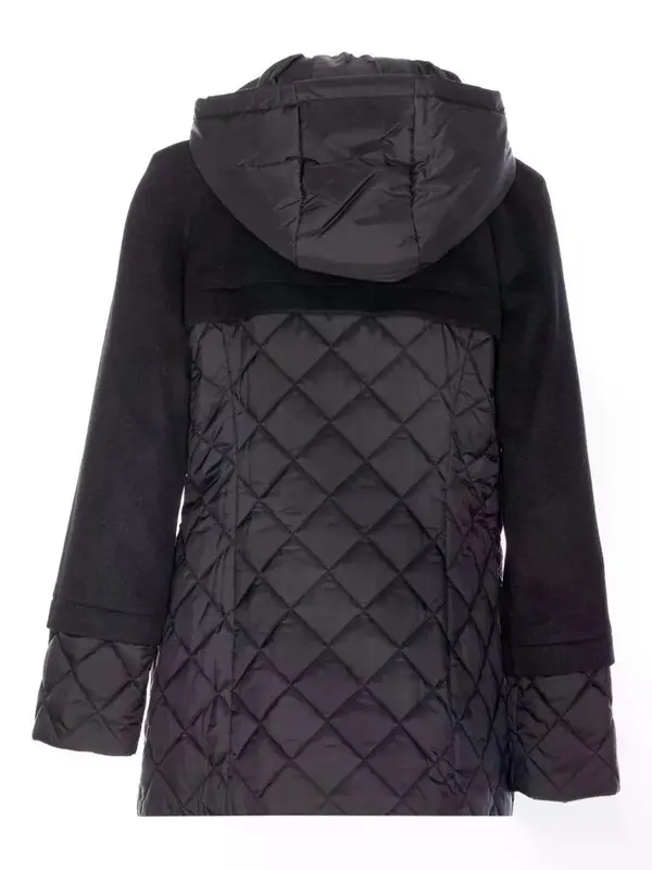 Liu Jo Quilted Wool-blend Coat