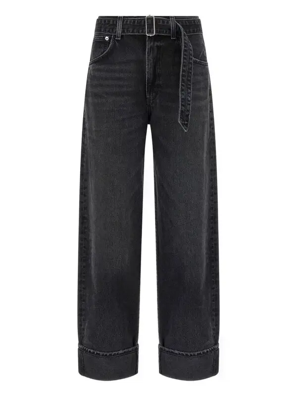 AGOLDE Belted Cuffed Jeans
