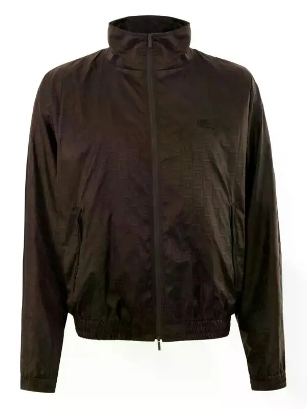 FERRAGAMO Logo-pattern Jacket With Elastic Cuffs