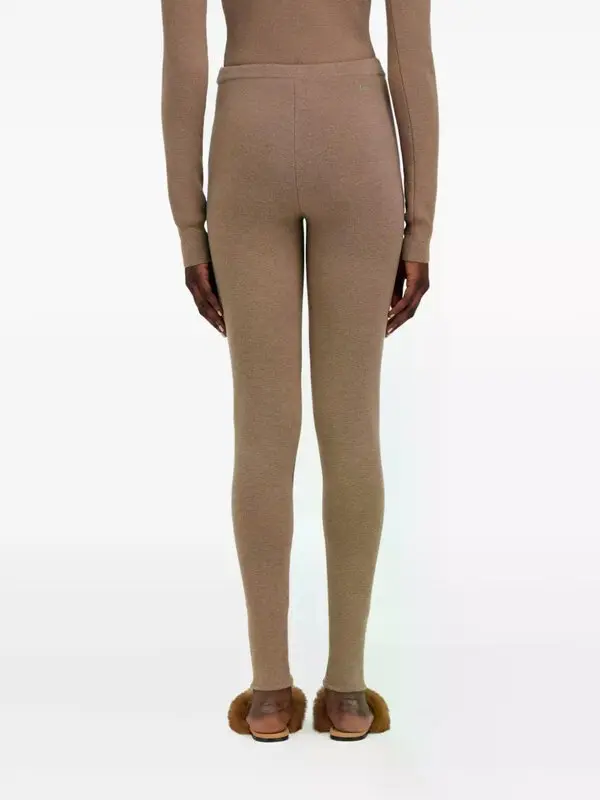 FERRAGAMO Elasticated-waistband Virgin-wool Leggings