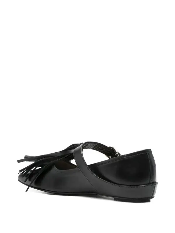 Toga Buckle-fastening Ballet Flats With Tassels