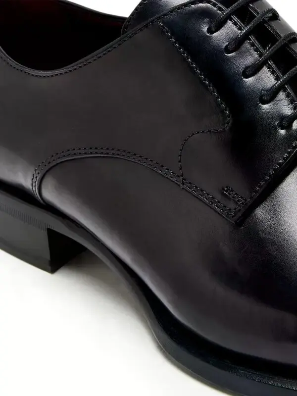 Brioni Leather Cap-toe Derby Shoes