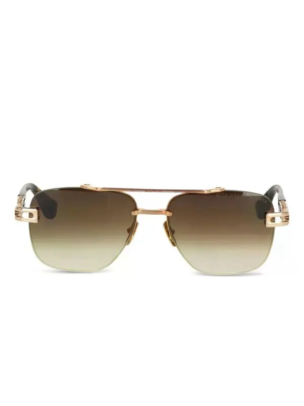 LUXURY SUPPLY Tortoiseshell Gradient Sunglasses - Brown