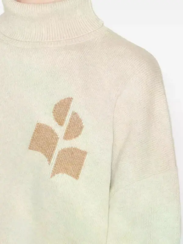 Isabel Marant Logo-embroidered Turtleneck Sweater
