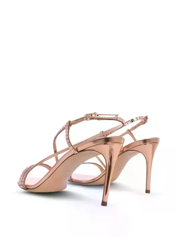 Casadei Embellished Criss-cross Sandals