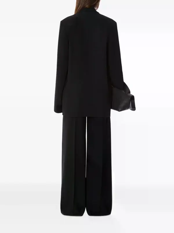 Alberta Ferretti Pressed-crease Trousers - Black