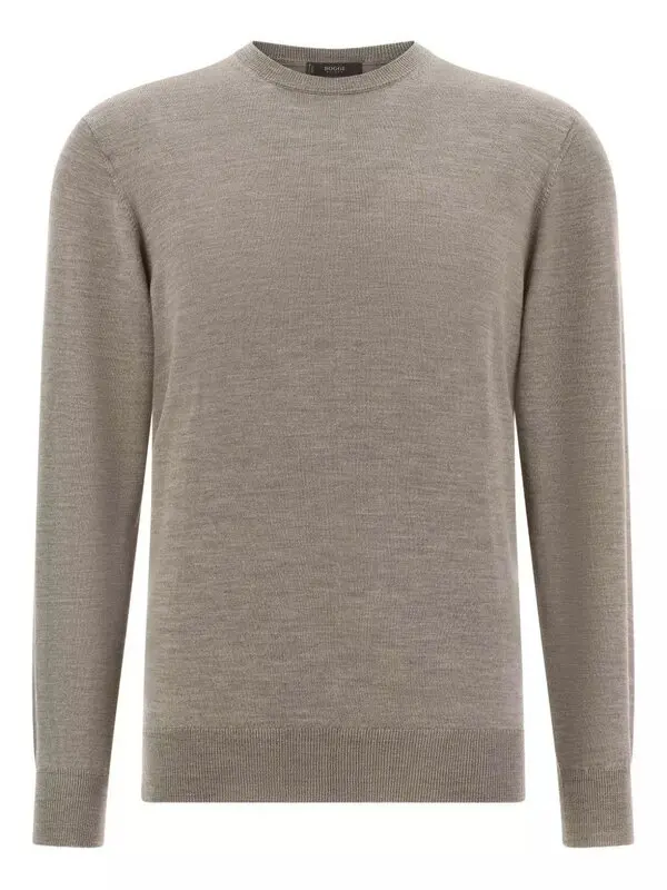 Boggi Milano Crew-neck Sweater - Neutrals