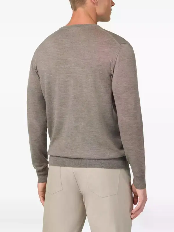 Boggi Milano Crew-neck Sweater - Neutrals