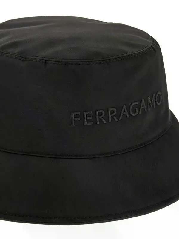 FERRAGAMO Embroidered-logo Bucket Hat