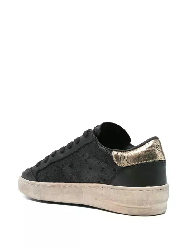 AMA-BRAND Leather Star Sneakers
