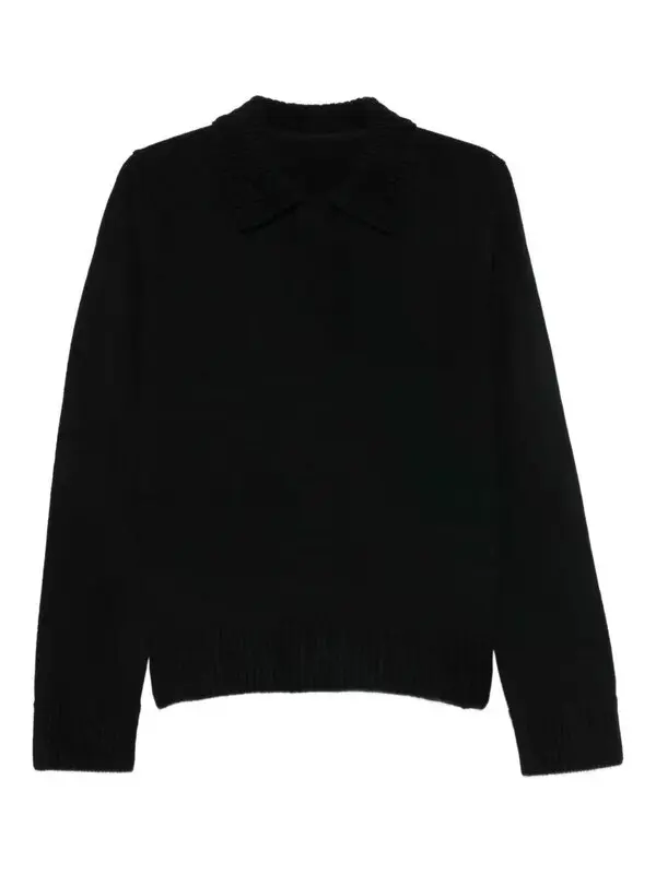 Sacai Polo-neck Wool Sweater